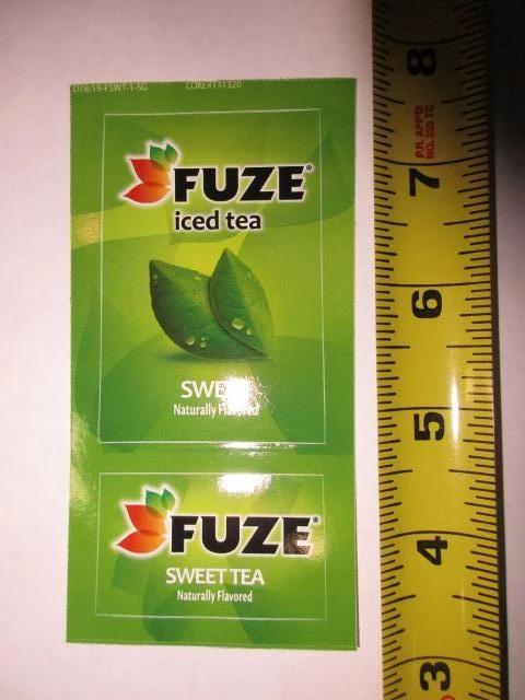 UF1 Front Valve Decals — Tagged "Fuze" — Midwest Beverage