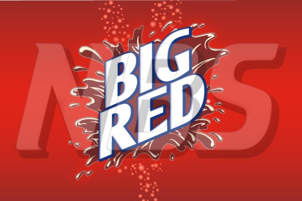 Big Red UF1 Back of Valve Decal — Midwest Beverage