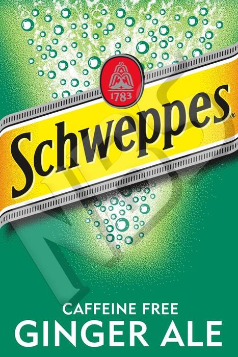 Schweppes Ginger Ale UF1 Decal — Midwest Beverage