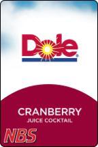 Dole Cranberry UF1 Decal — Midwest Beverage